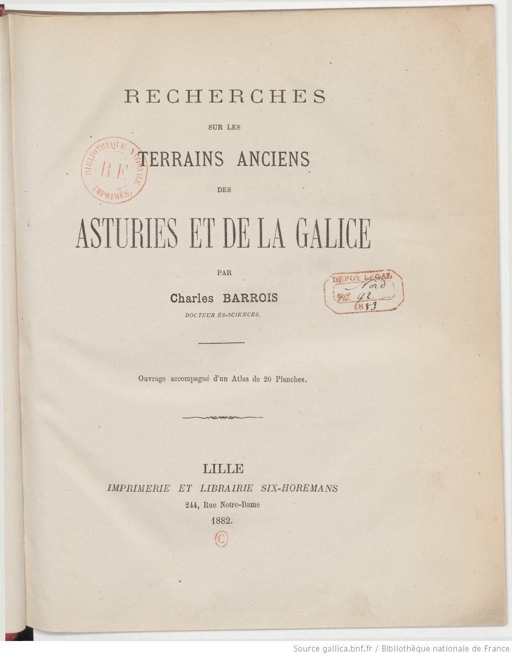 Catalogue Rouge - Recherches sur les terrains anciens des Asturies et ...