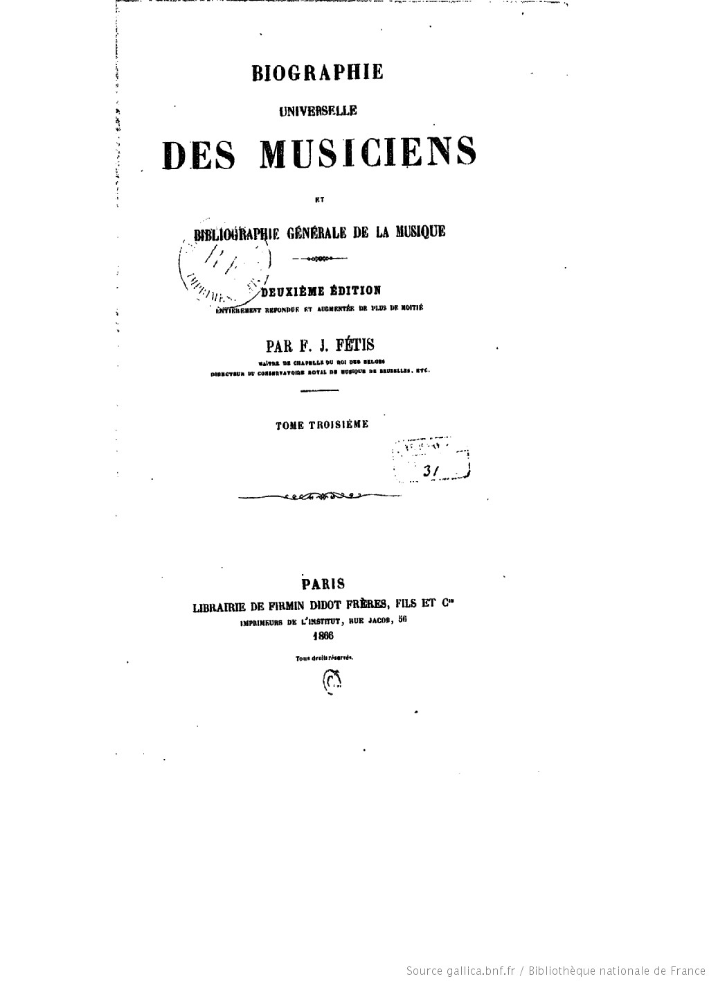 Catalogue Rouge - Biographie universelle des musiciens et bibliographie ...