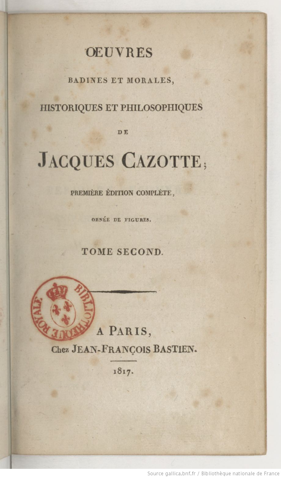 Catalogue Rouge - Oeuvres badines et morales, historiques et ...